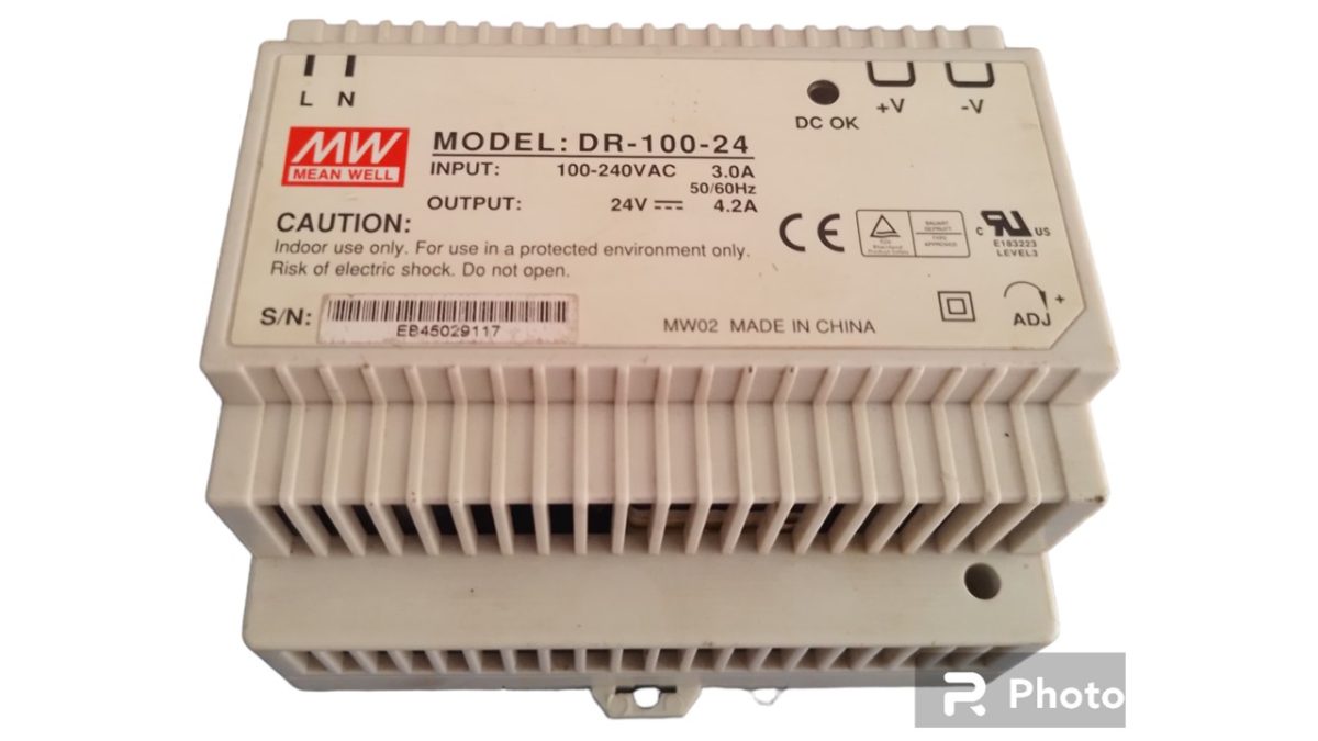 MEAN WELL DR-100-24 Power Supply – Industrial Automations