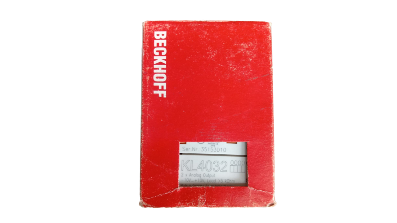 Beckhoff KL4032 Bus Terminal, 2-channel analog output terminal ...